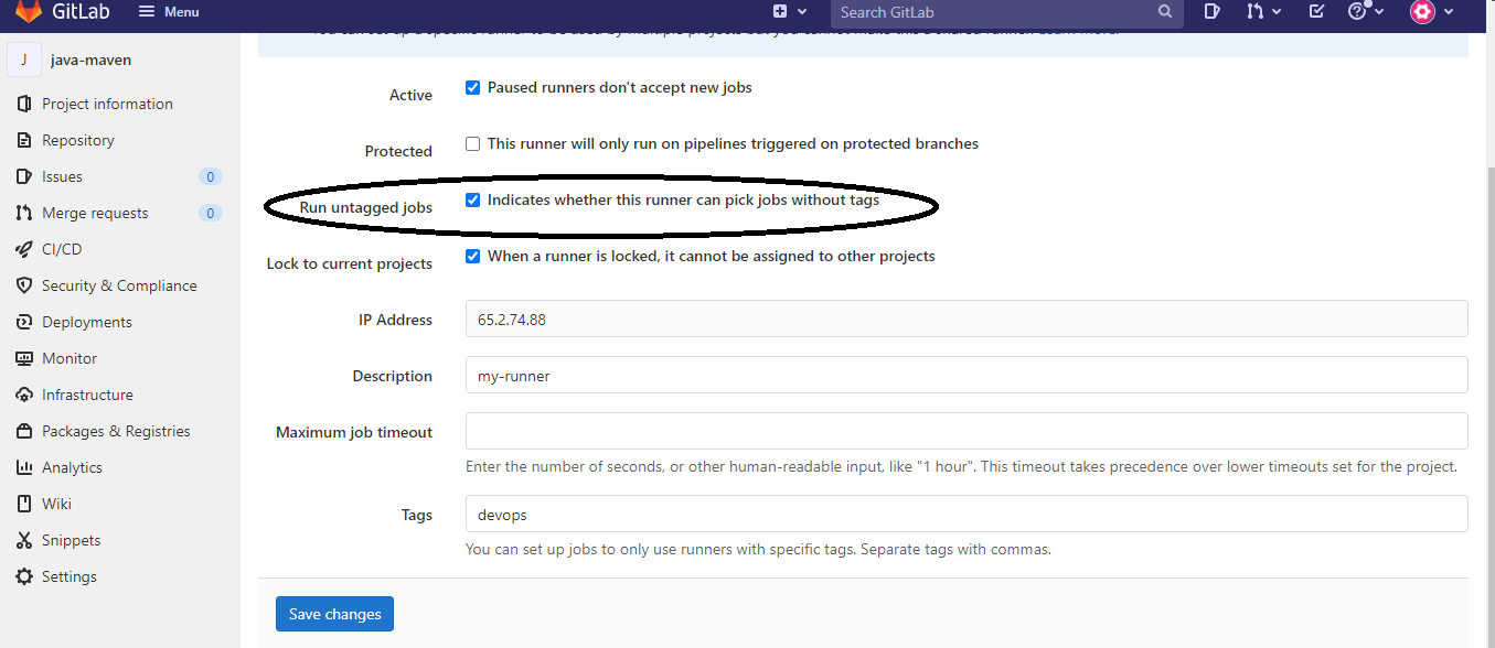 Build Java Project using Maven in GitLab CI/CD
