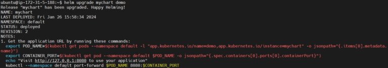 Kubernetes Configmap with Helm Chart