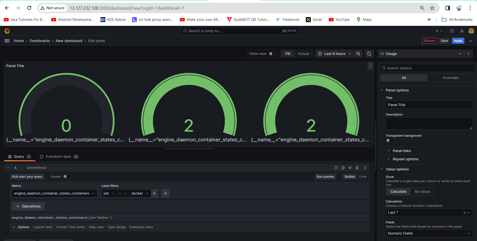 Monitor Docker Containers with Prometheus and Grafana Monitor Docker Containers with Prometheus and Grafana