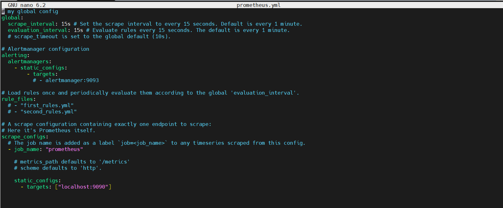 Understanding Prometheus Configuration File 