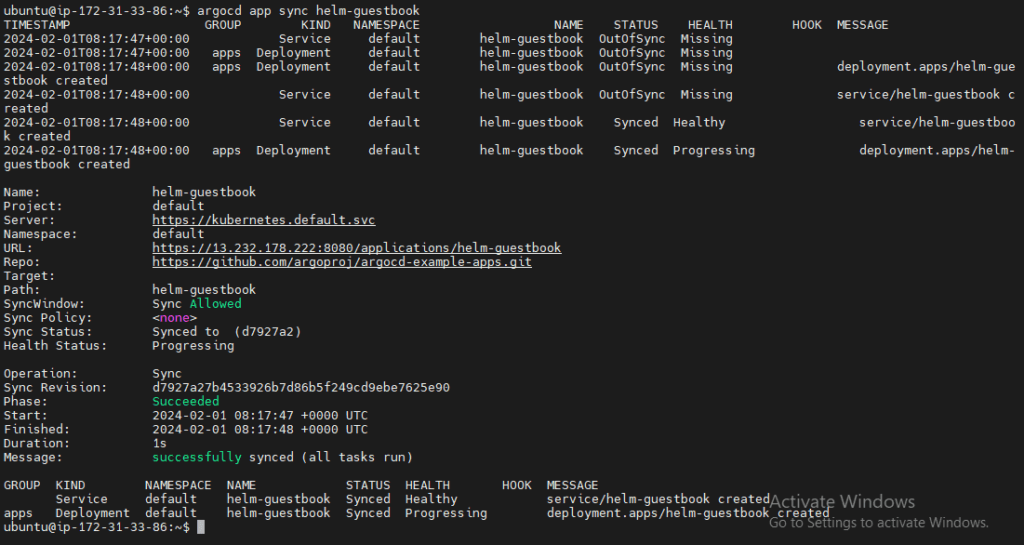 How To Deploy Application On Minikube Using Argocd Cli