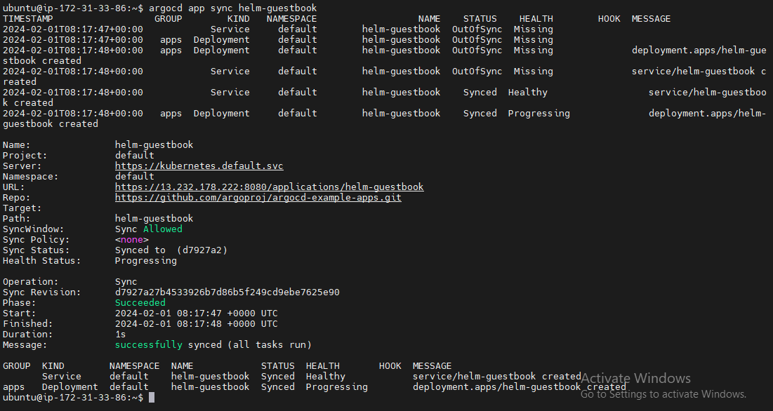 How To Deploy Application On Minikube Using Argocd Cli