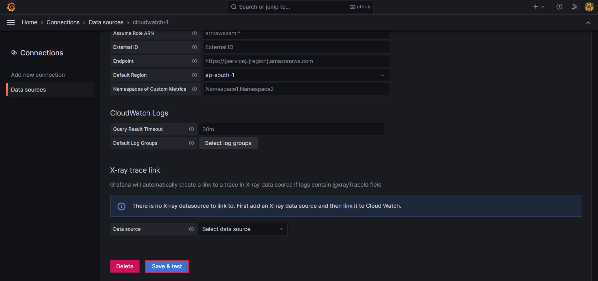 How to Integrate AWS CloudWatch with Grafana