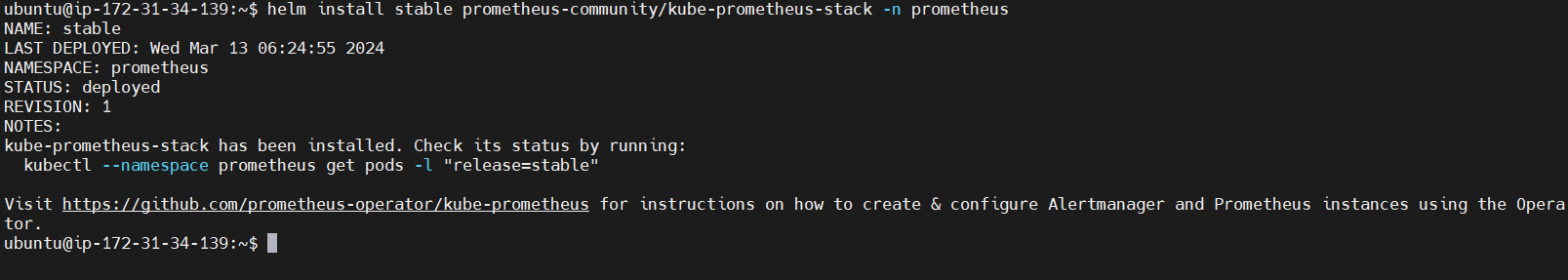 Monitoring AWS EKS using Prometheus and Grafana