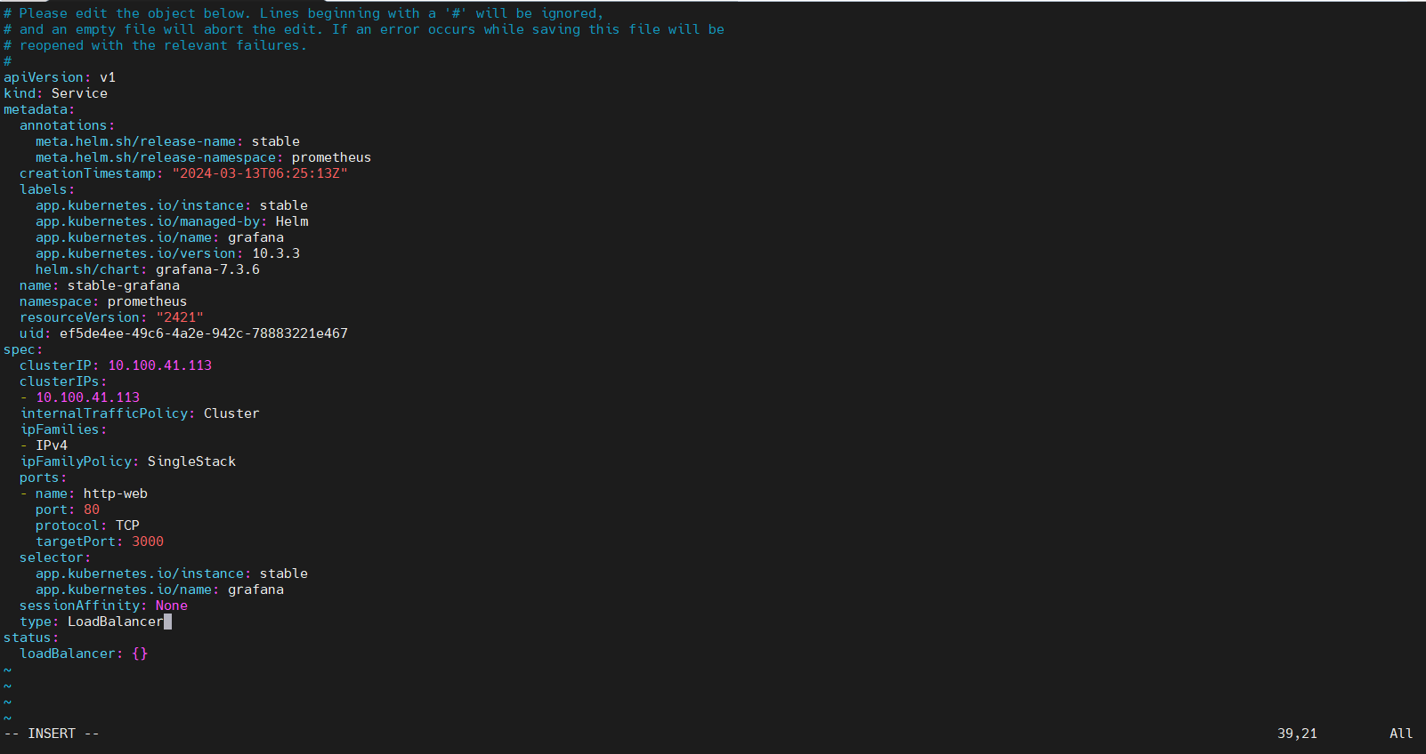 Monitoring AWS EKS using Prometheus and Grafana