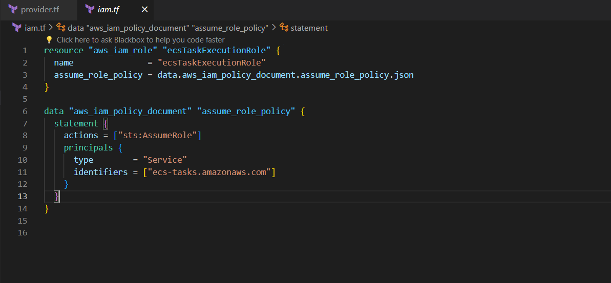 Create an Amazon ECS Cluster Using Terraform
