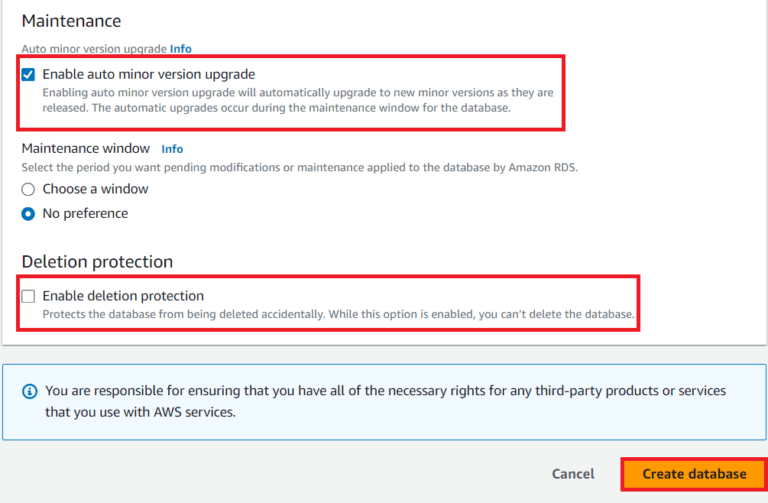 Create Microsoft SQL Server RDS in AWS