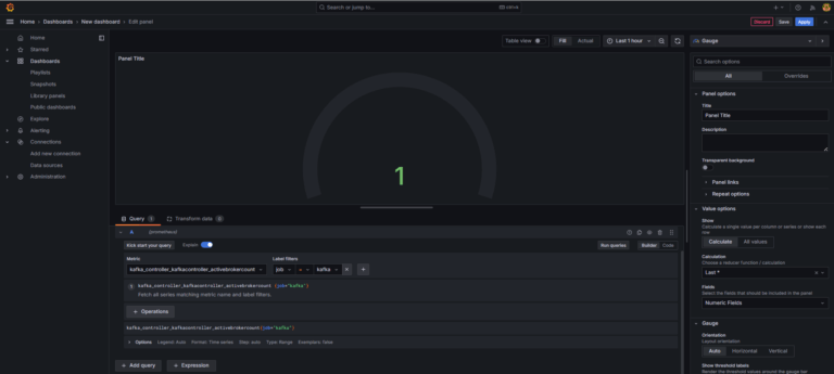 Monitoring Apache Kafka Using Prometheus and Grafana Monitoring Apache Kafka Using Prometheus and Grafana