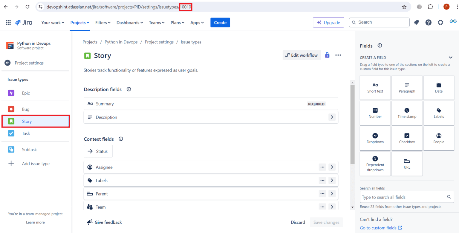 Python Script To Create Jira Ticket