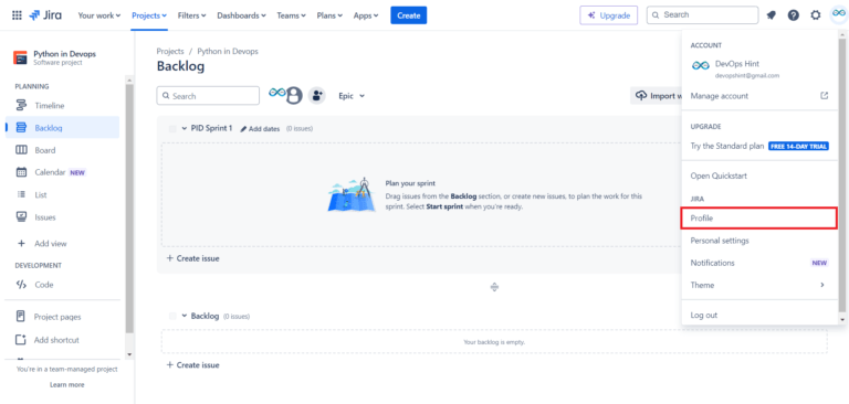 Python Script to Create Jira ticket