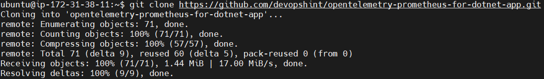 Export OpenTelemetry Metrics to Prometheus for .NET Application