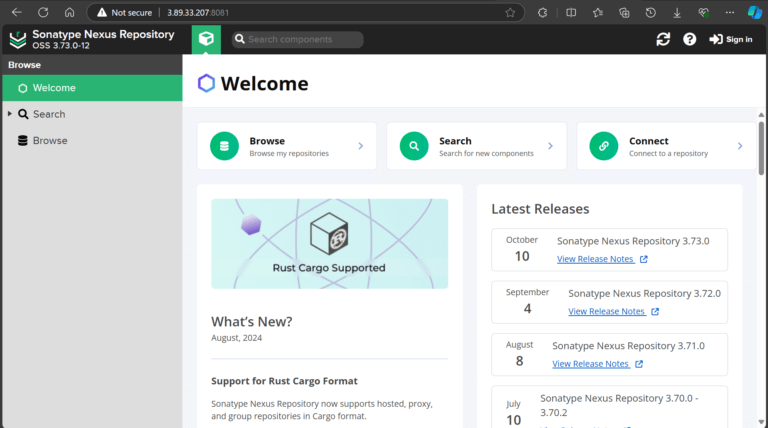 How to Install Nexus Repository Manager on Ubuntu 24.04 LTS