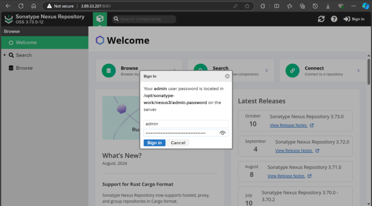 How to Install Nexus Repository Manager on Ubuntu 24.04 LTS
