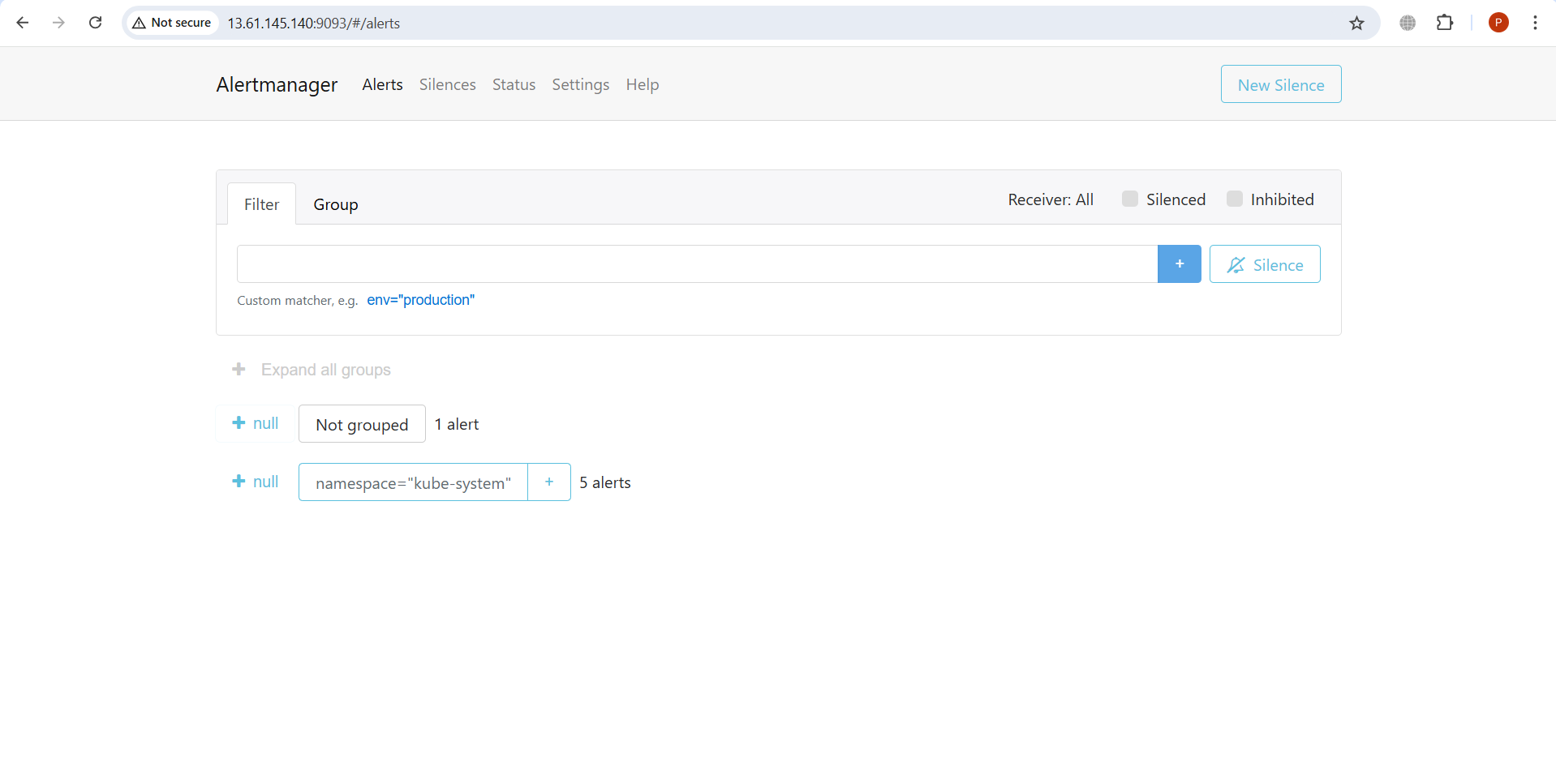 Set up Prometheus Alert Manager for Kubernetes Cluster with Custom Alerts
