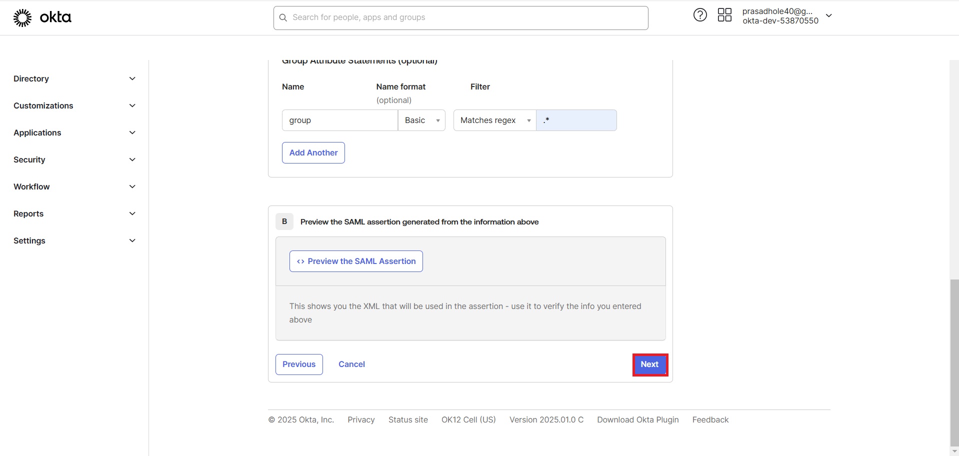 Configure Single Sign-On (SSO) for ArgoCD using OKTA