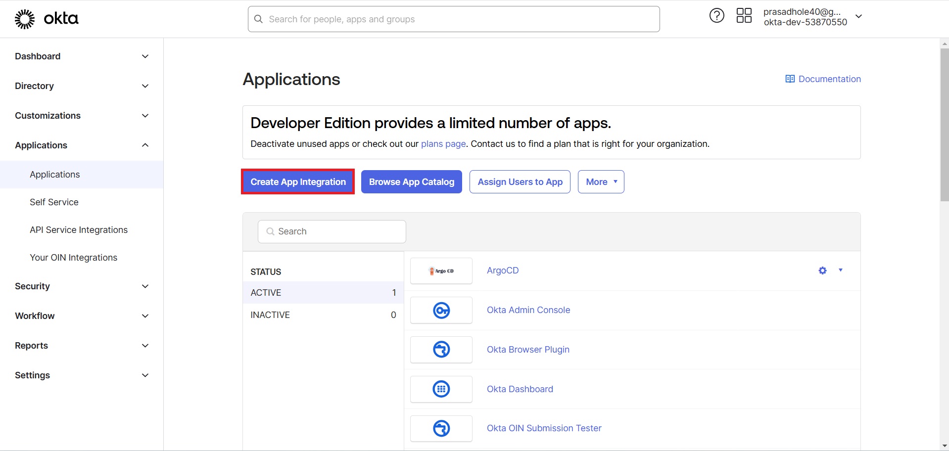 Configure Single Sign-On (SSO) for ArgoCD using OKTA