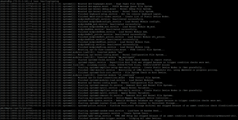 Monitoring Linux And Log Management in Linux