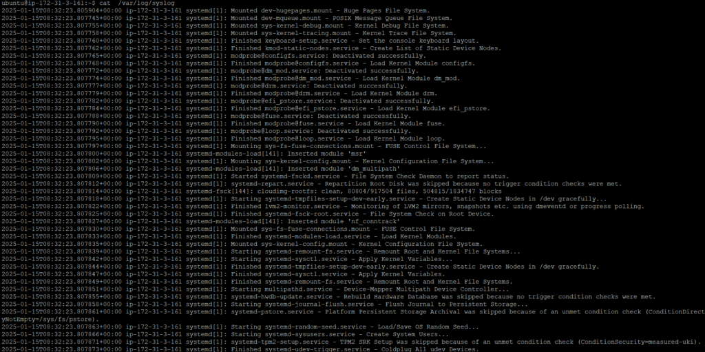 Monitoring Linux And Log Management in Linux