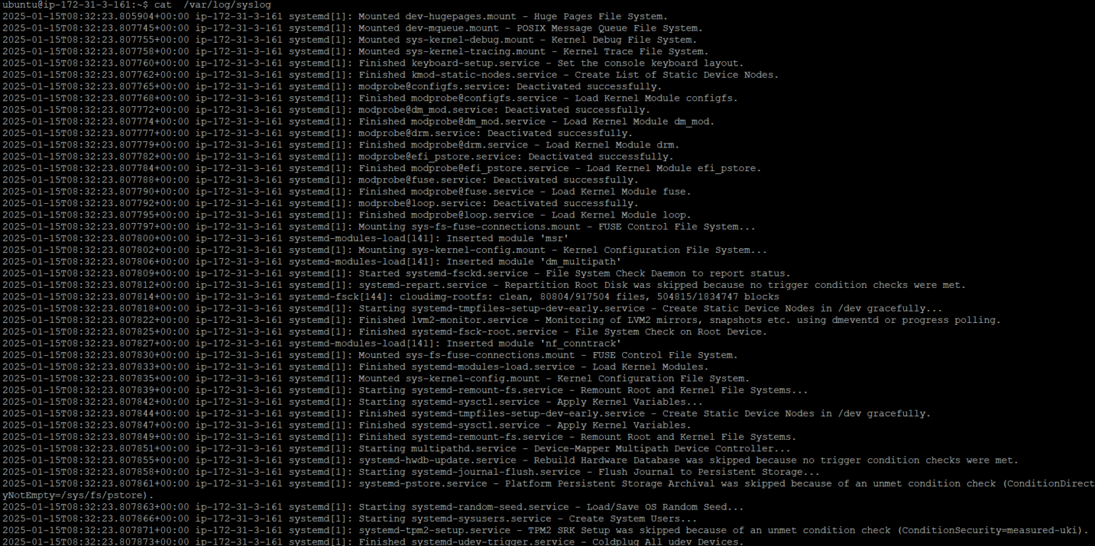 Monitoring Linux And Log Management in Linux