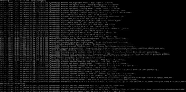 Monitoring Linux And Log Management in Linux