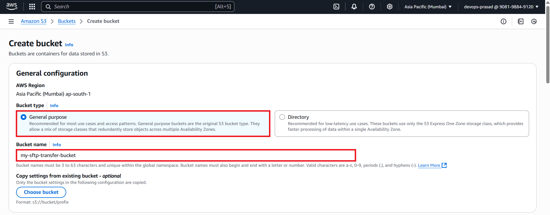 Secure SFTP Setup Using AWS Transfer Family