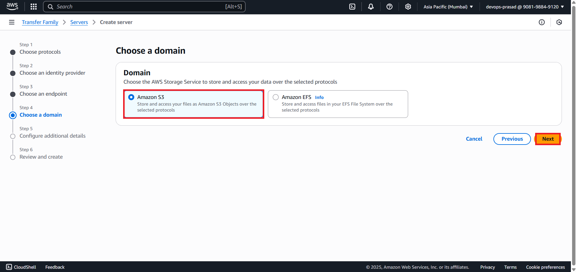 Secure SFTP Setup Using AWS Transfer Family