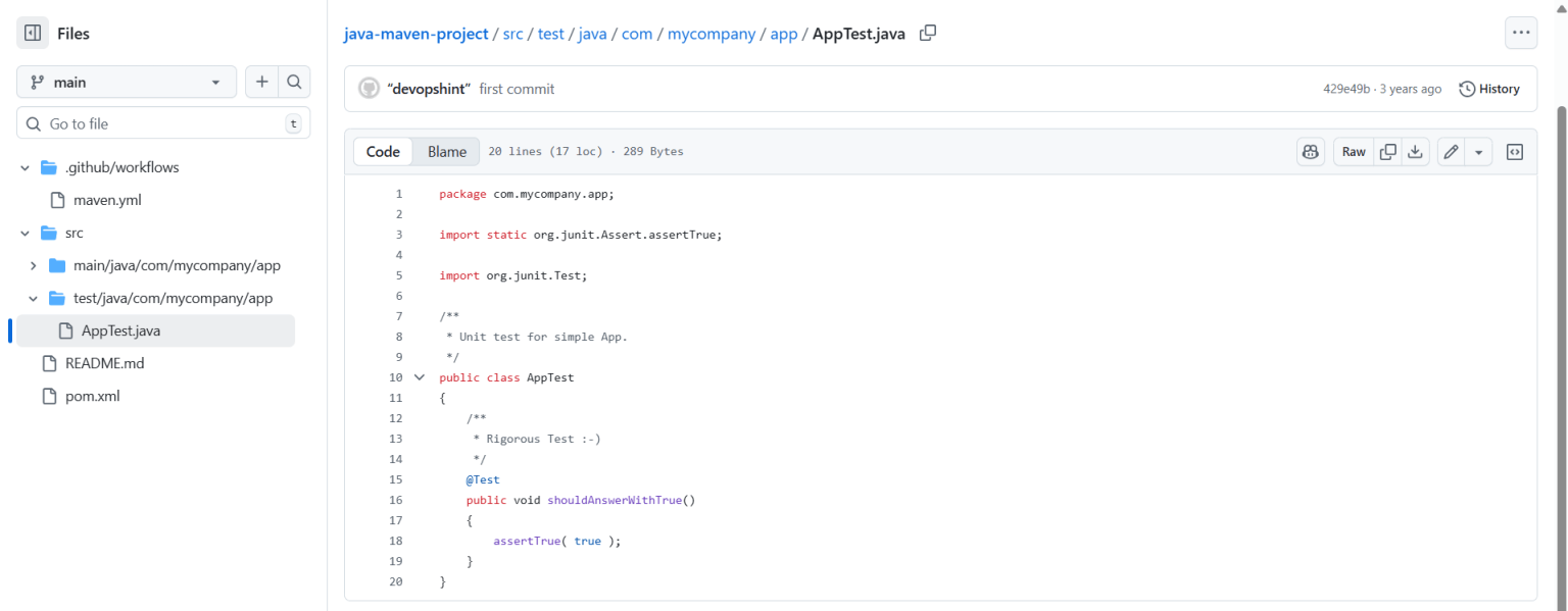Setting up a Java Maven Project with GitHub Actions